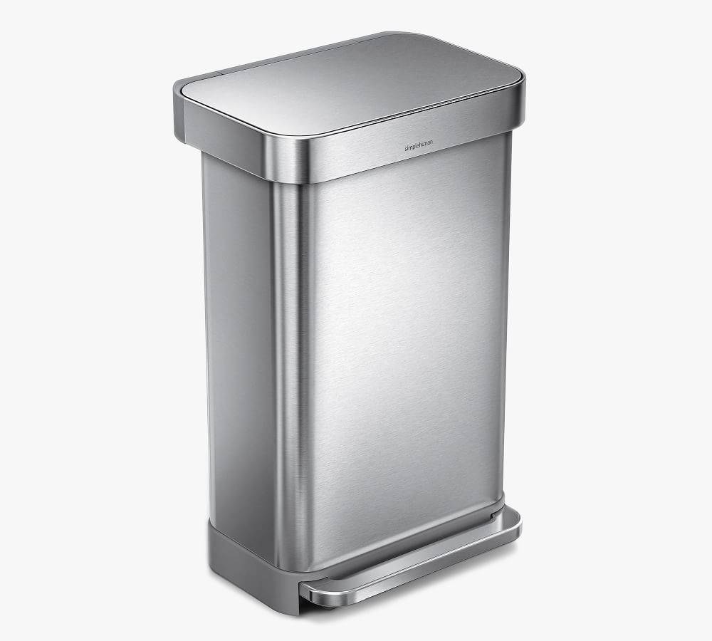 OPEN BOX: Simplehuman® Step Trash Can - Single Compartment | Pottery Barn