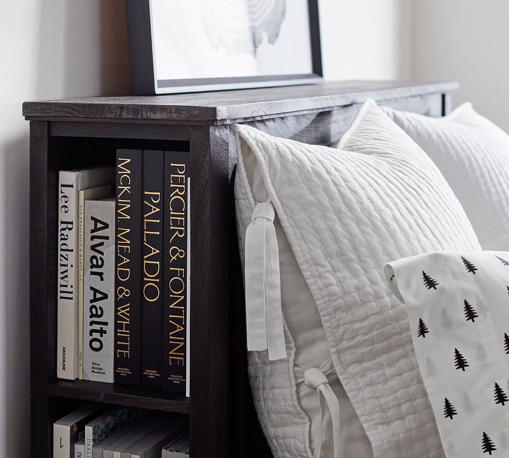 Astoria Storage Headboard & Platform Bed | Pottery Barn