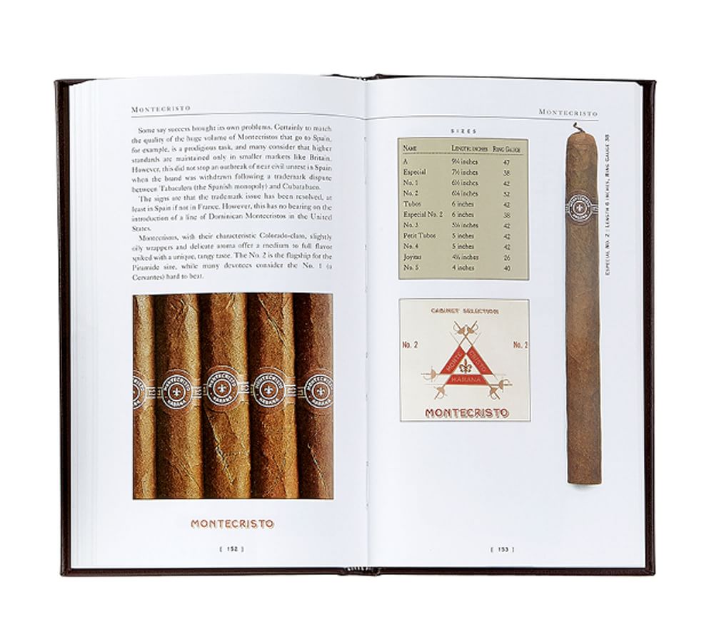 Cigar Companion Leather-Bound Book | Pottery Barn