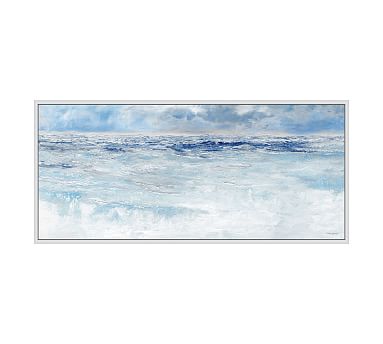 East Beach Framed Canvas | Pottery Barn