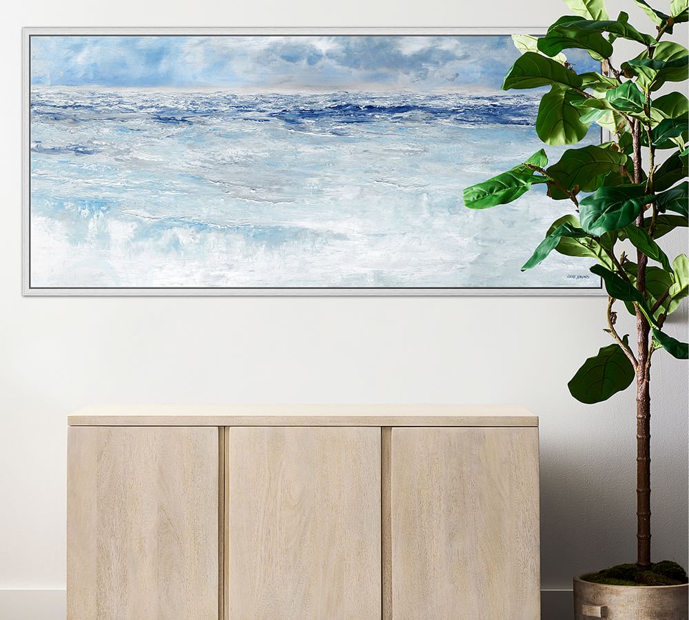 East Beach Framed Canvas | Pottery Barn