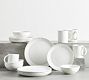 Ridge Textured Stoneware 16-Piece Dinnerware Set | Pottery Barn
