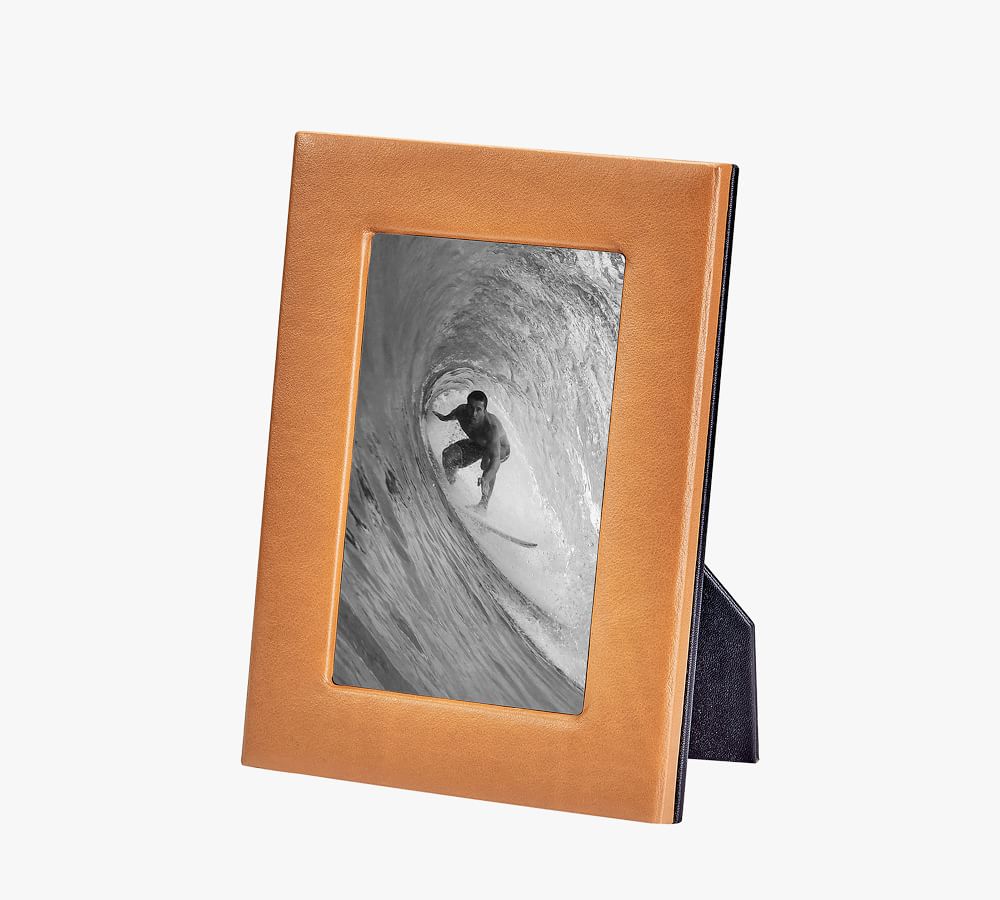 Handcrafted Leather Picture Frame | Pottery Barn