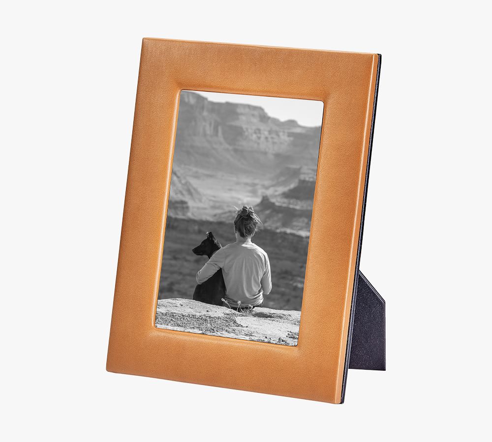 Handcrafted Leather Picture Frame | Pottery Barn