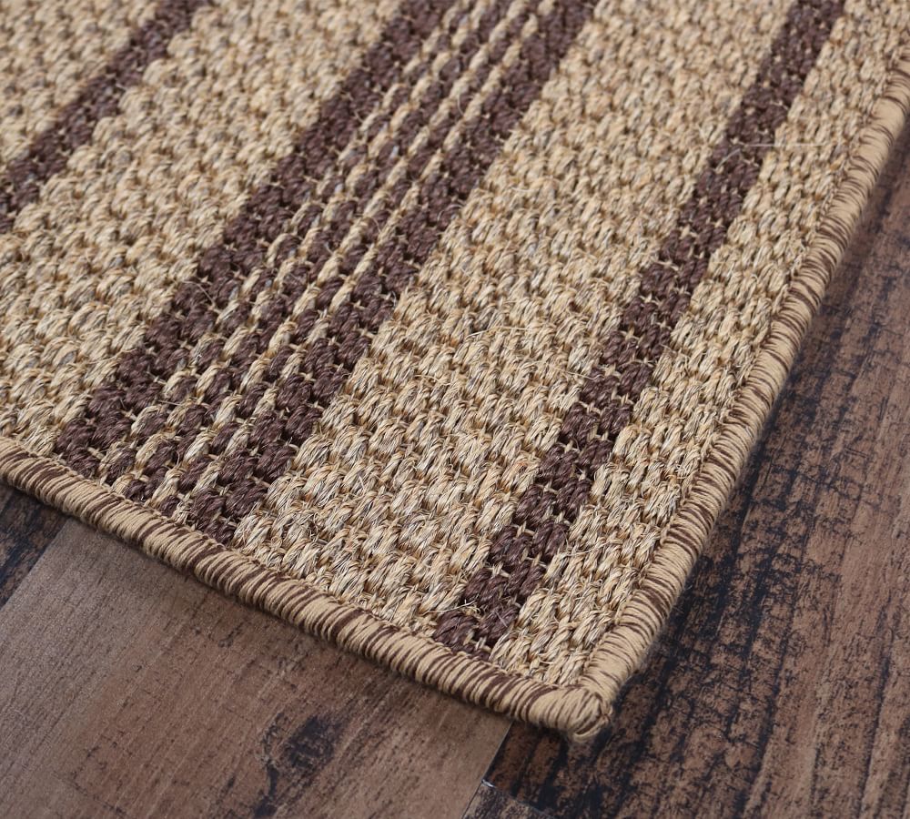 Custom Striped Sisal Rug | Pottery Barn
