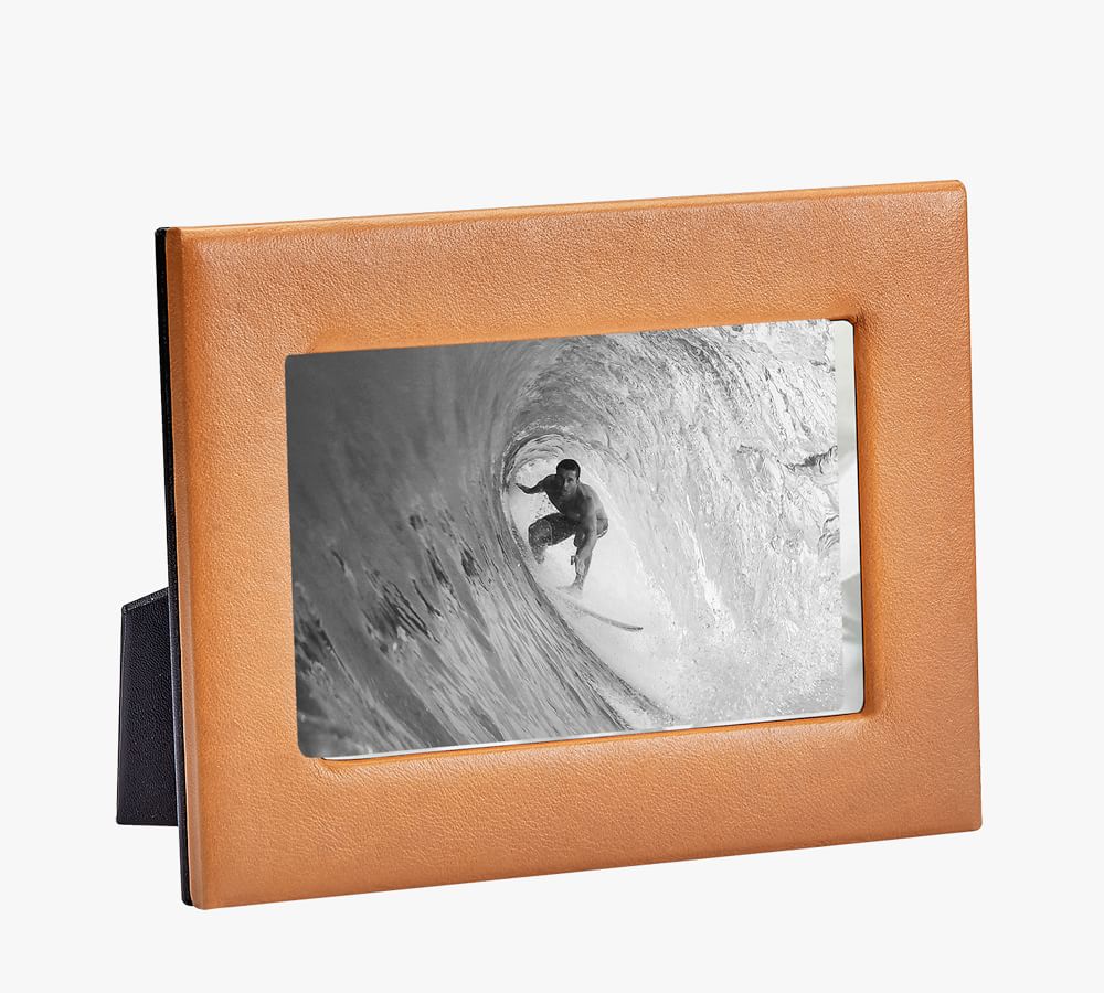 Handcrafted Leather Picture Frame | Pottery Barn