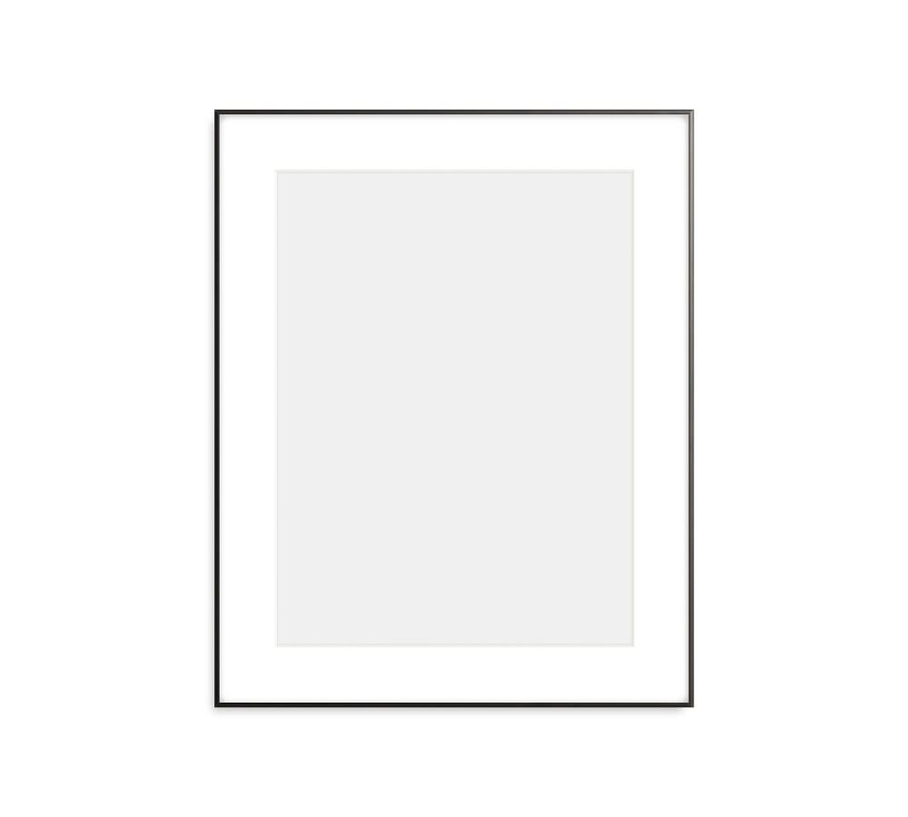 Thin Metal Gallery Frames With Mat | Pottery Barn