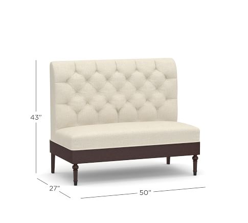 Hayworth Upholstered Modular Banquette | Pottery Barn