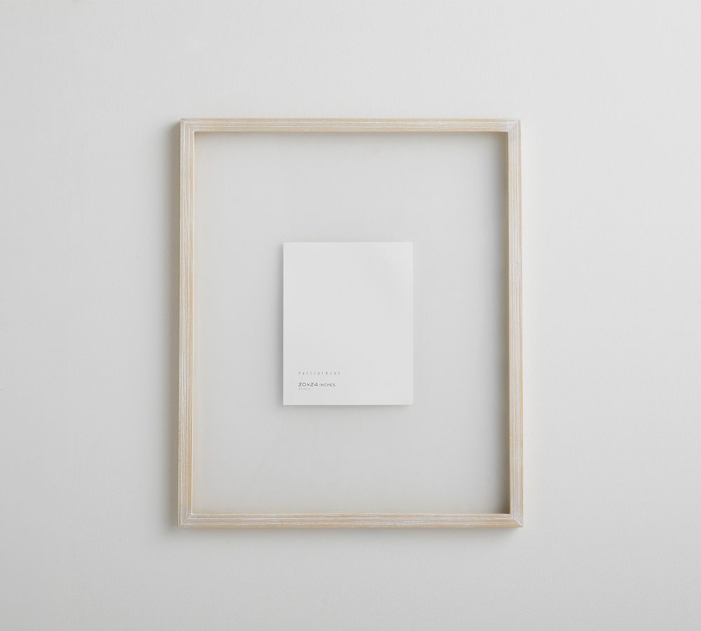 Floating Wood Gallery Frames | Pottery Barn
