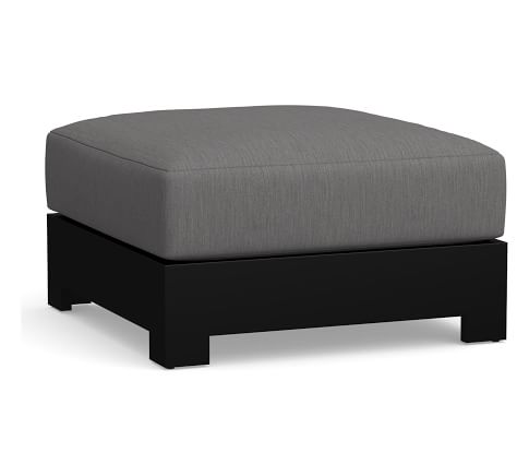 Malibu Metal Platform Ottoman | Pottery Barn