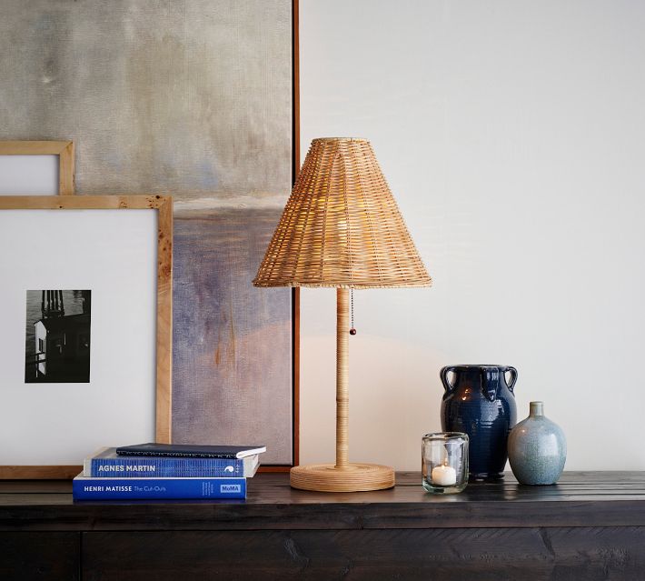 Marion Woven Table Lamp | Pottery Barn