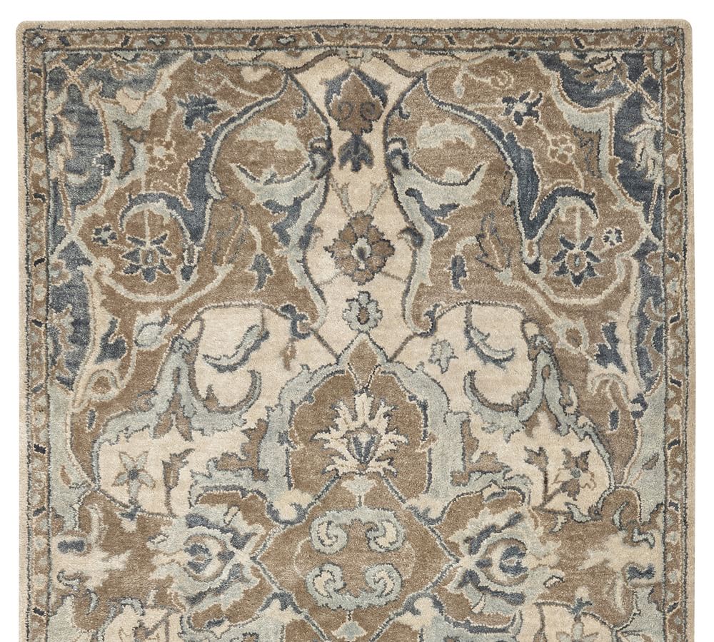 Neutral Nolan Persian Rug | Pottery Barn