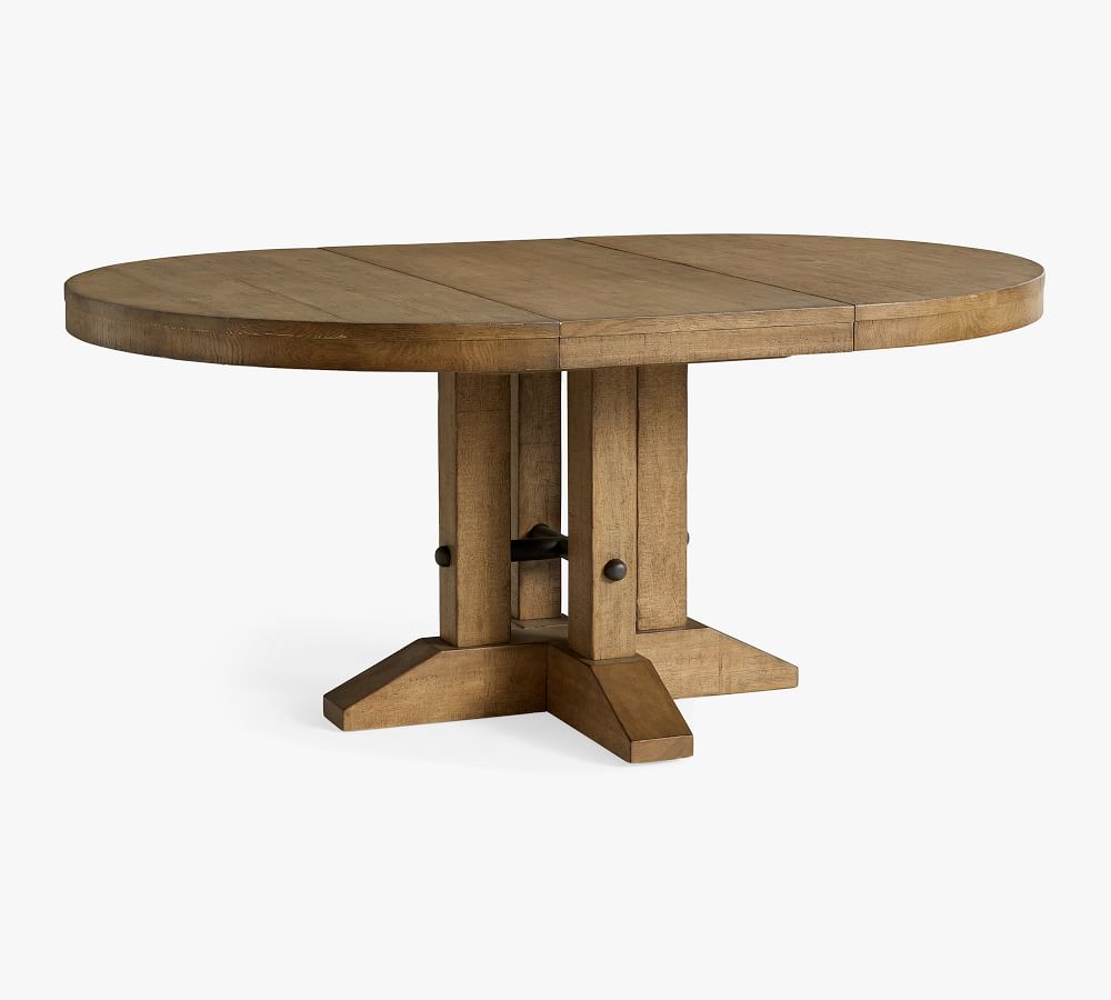 Fort Round Pedestal Extending Dining Table | Pottery Barn