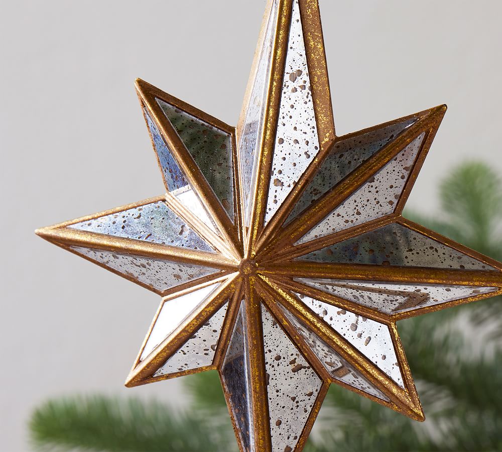 Mirrored Gold Star Ornament | Pottery Barn