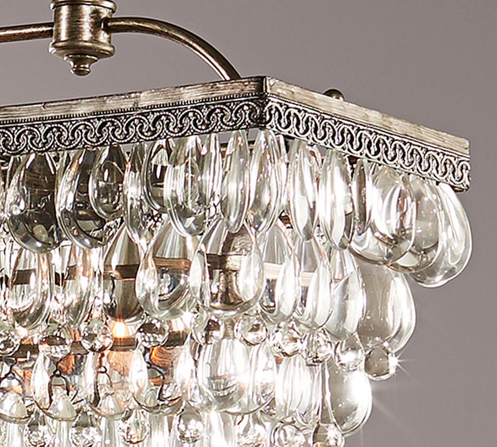 Clarissa Rectangular Chandelier | Pottery Barn