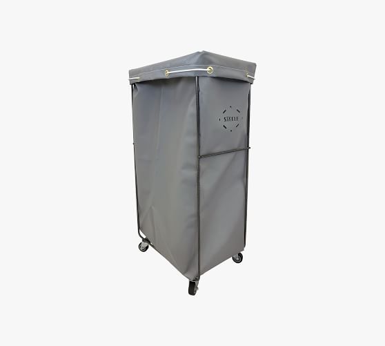 Industrial Vinyl Caddie with Wheels | Pottery Barn