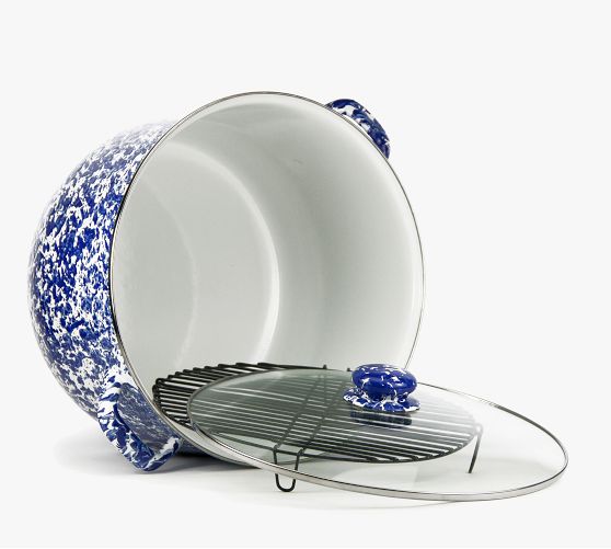 Golden Rabbit Enamel Stockpot | Pottery Barn