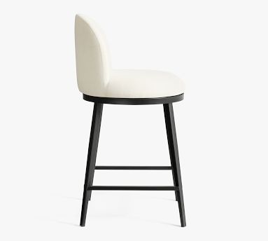 Emily Upholstered Counter Stool | Pottery Barn