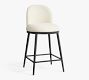 Emily Upholstered Counter Stool | Pottery Barn