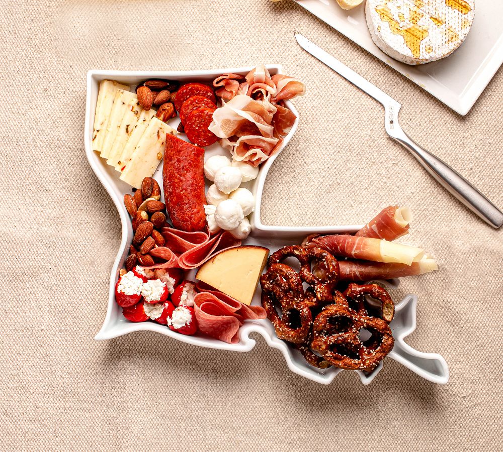 Lark Handmade Porcelain State Platter | Pottery Barn