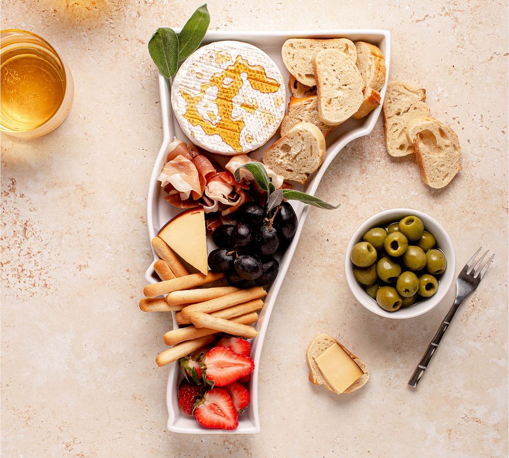 Lark Handmade Porcelain State Platter | Pottery Barn