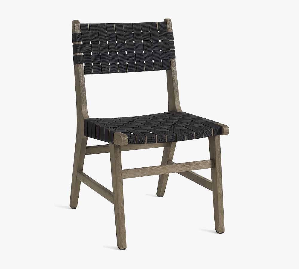 Abbott FSC® Acacia Woven Outdoor Dining Chair | Pottery Barn