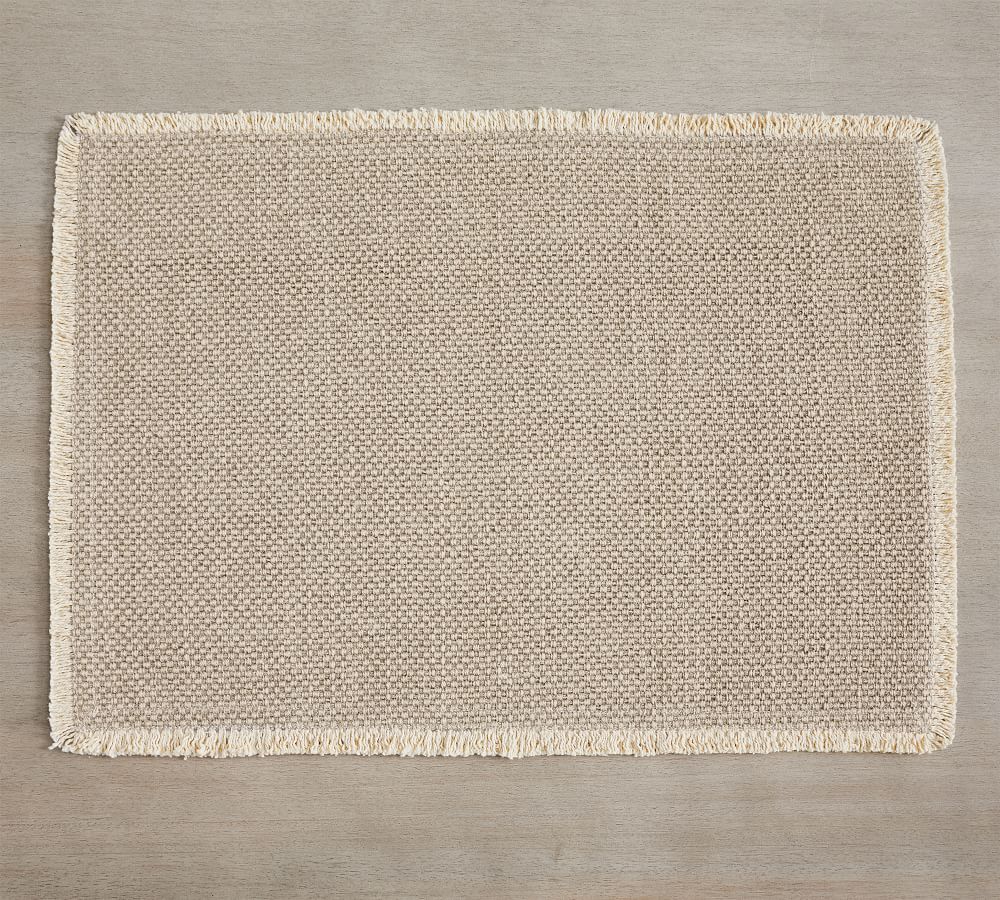 Mason Fringe Placemat | Pottery Barn