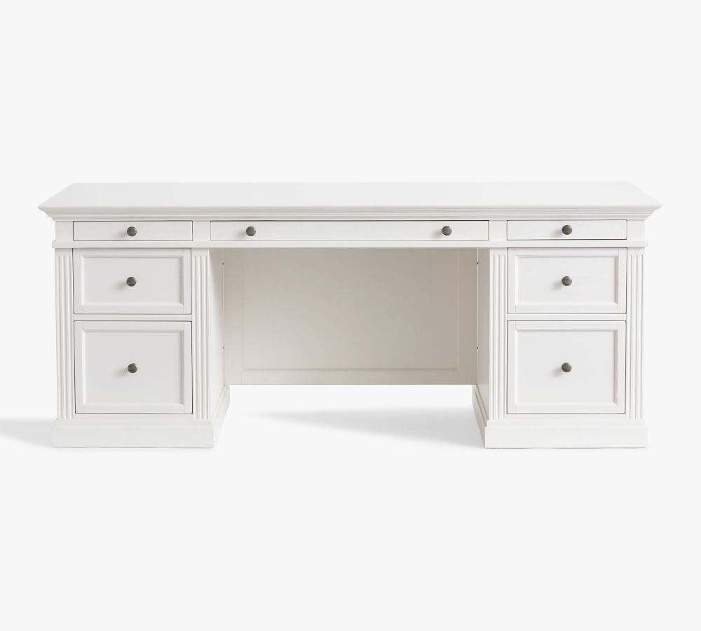 Livingston Executive Desk with Drawers | Pottery Barn