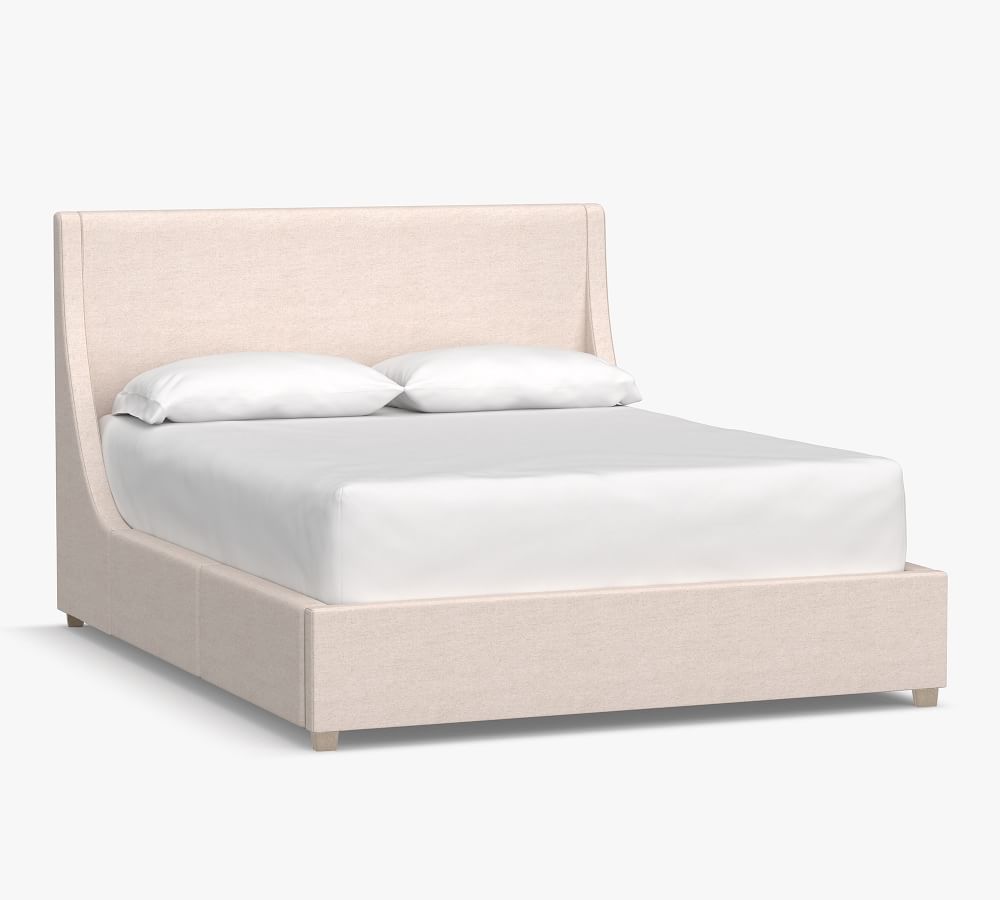 York Upholstered Storage Platform Bed | Pottery Barn