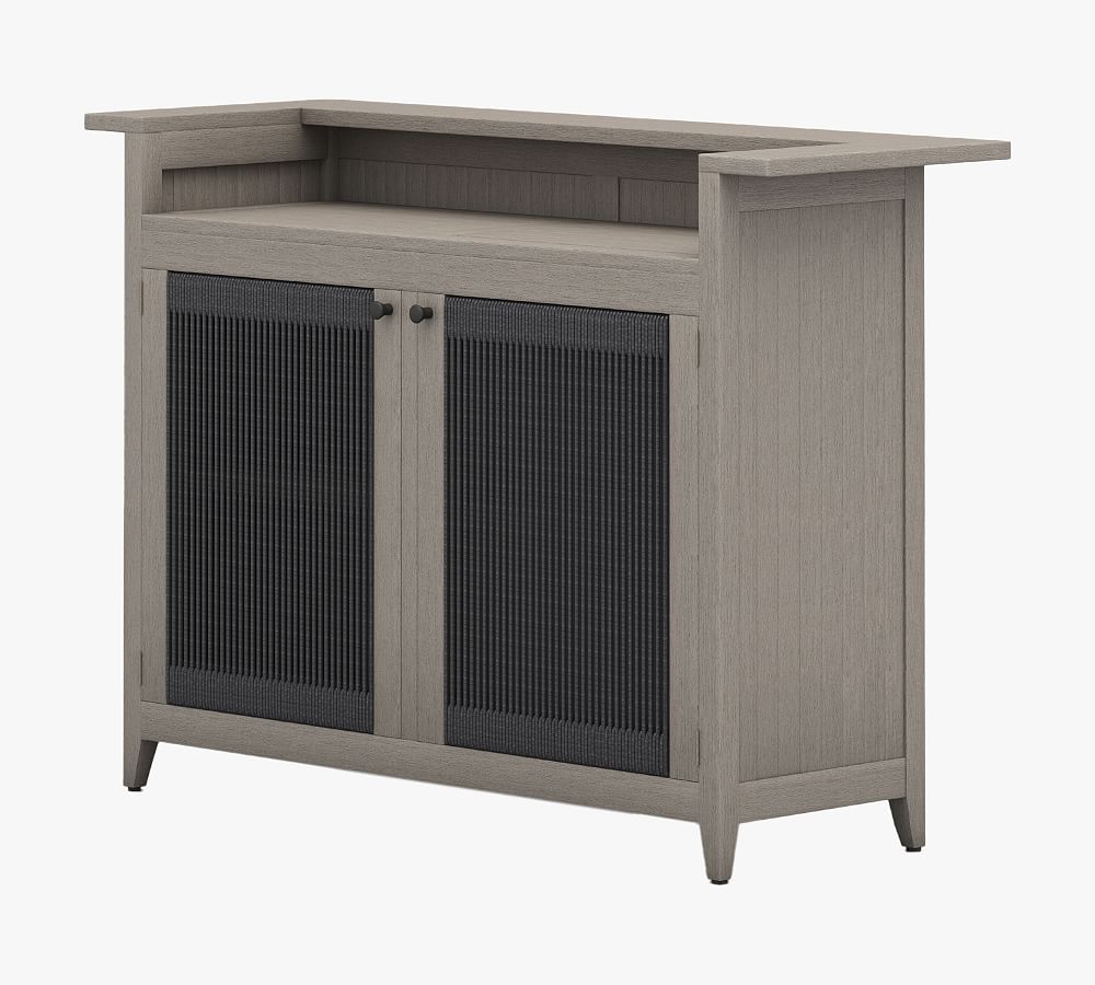 Punta Mita 59" FSC® Teak Bar Cabinet | Pottery Barn