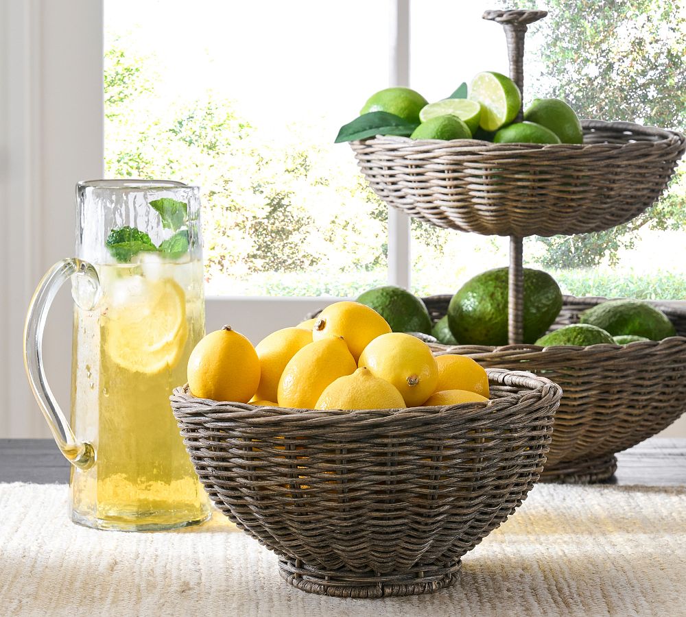 Handwoven Wicker Bowl | Pottery Barn