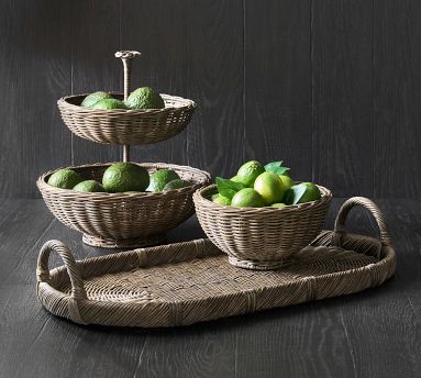 Handwoven Wicker Bowl | Pottery Barn