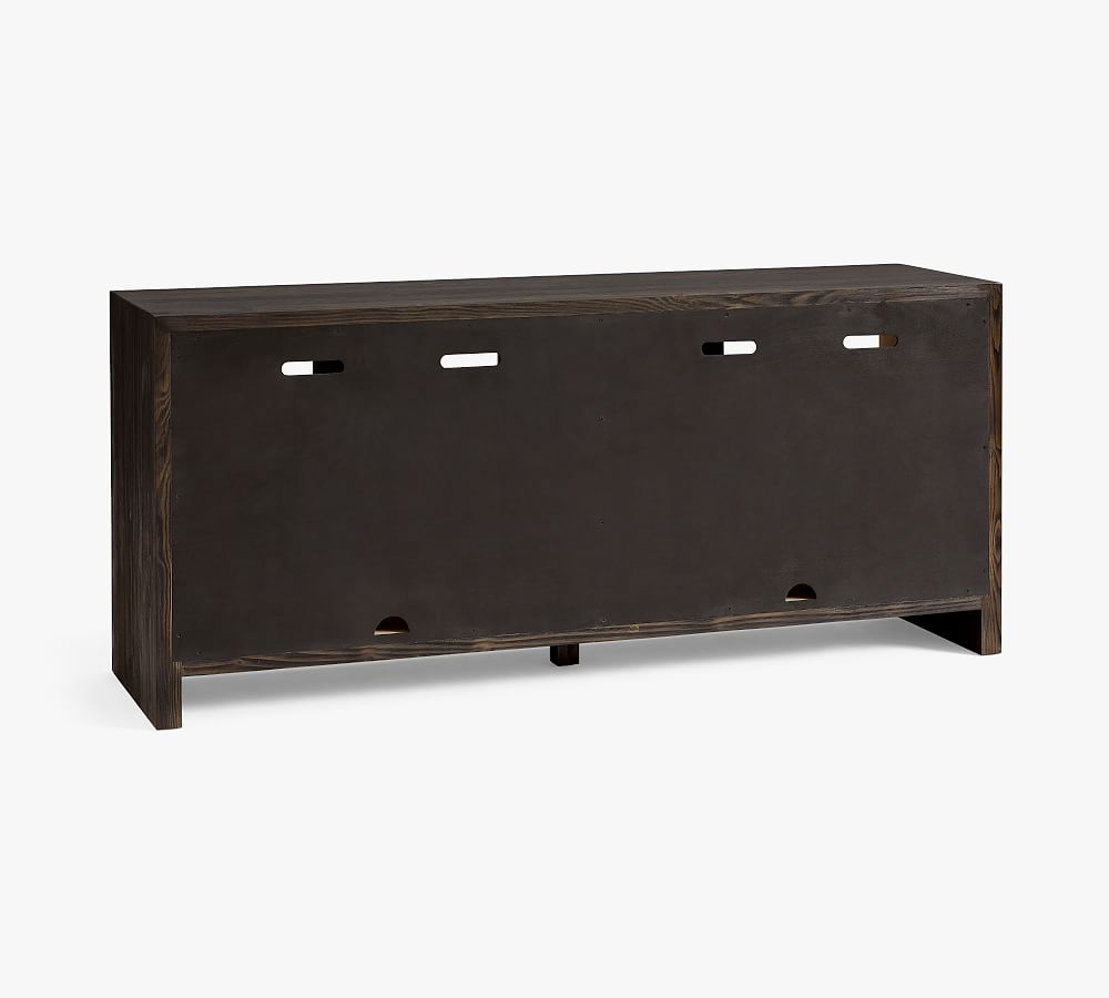 Folsom Glass Media Console | Pottery Barn