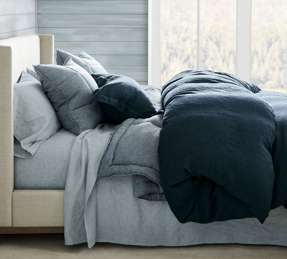 Belgian Flax Linen Duvet Cover | Pottery Barn
