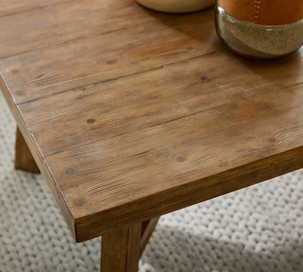 Rustic Farmhouse 54" Coffee Table | Pottery Barn