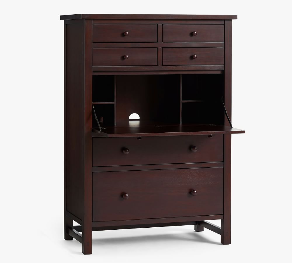 Farmhouse 40" Secretary Desk with Drawers | Pottery Barn