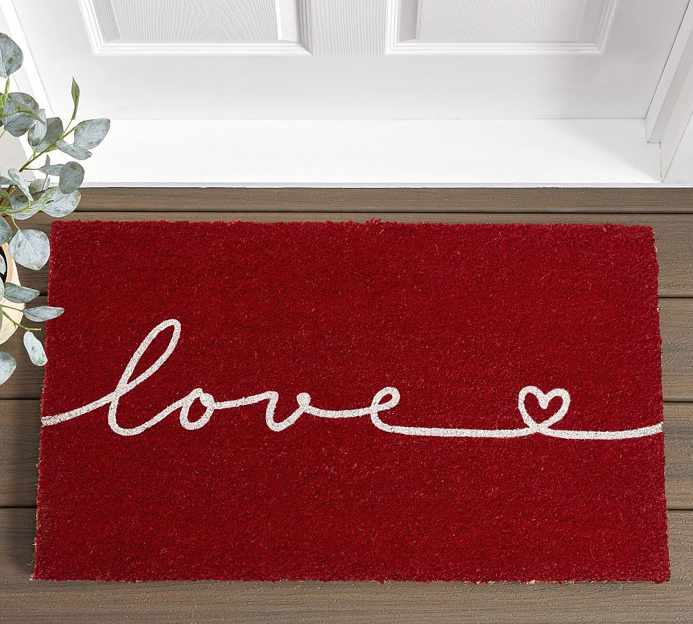 Love Script Doormat | Pottery Barn