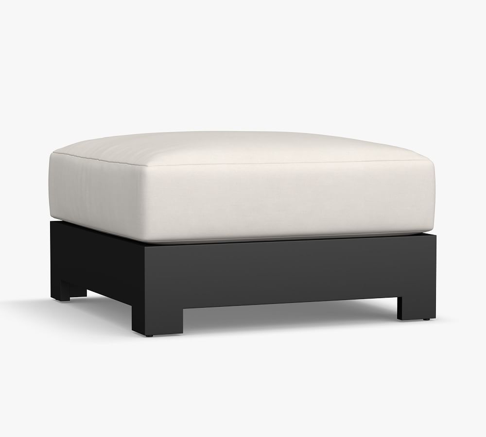 Malibu Metal Platform Ottoman | Pottery Barn
