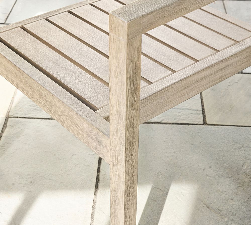 Indio Coastal FSC® Mahogany Rope Stackable Outdoor Dining Chair ...