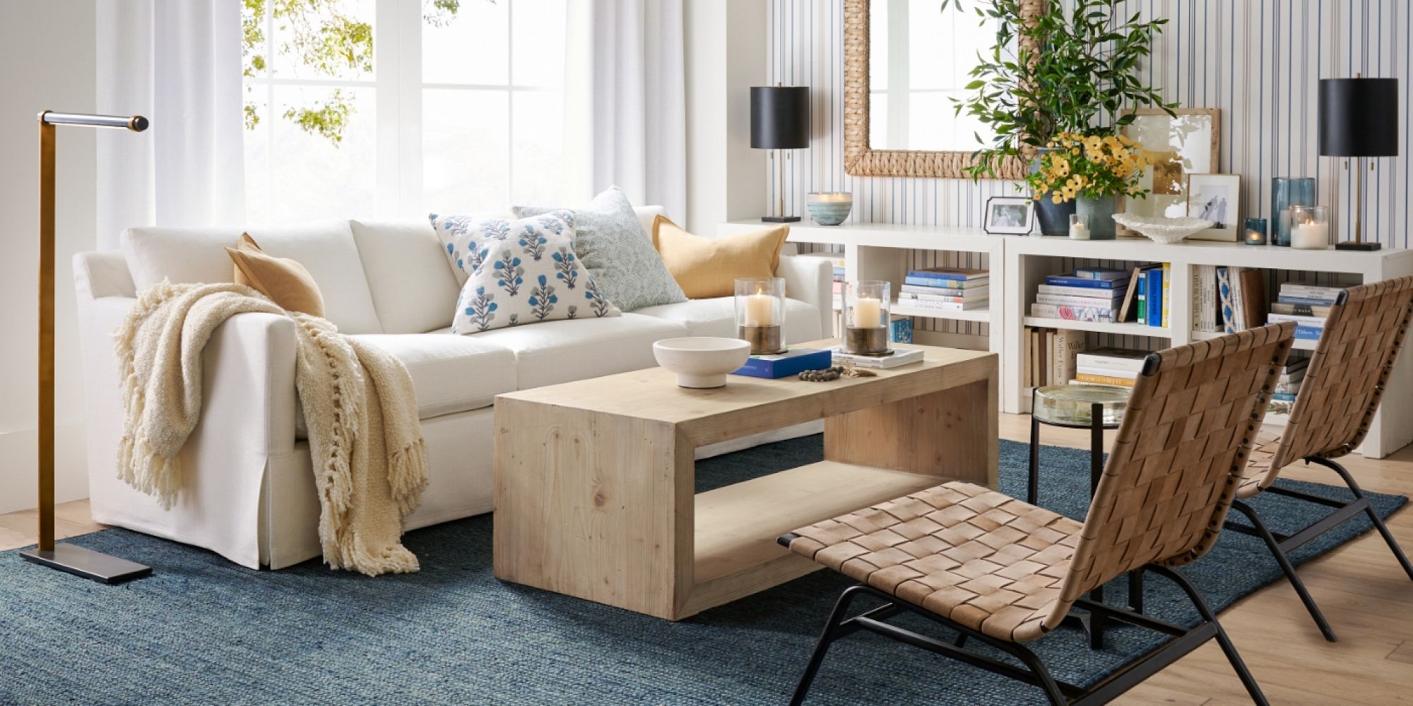 Folsom Rectangular Coffee Table | Pottery Barn
