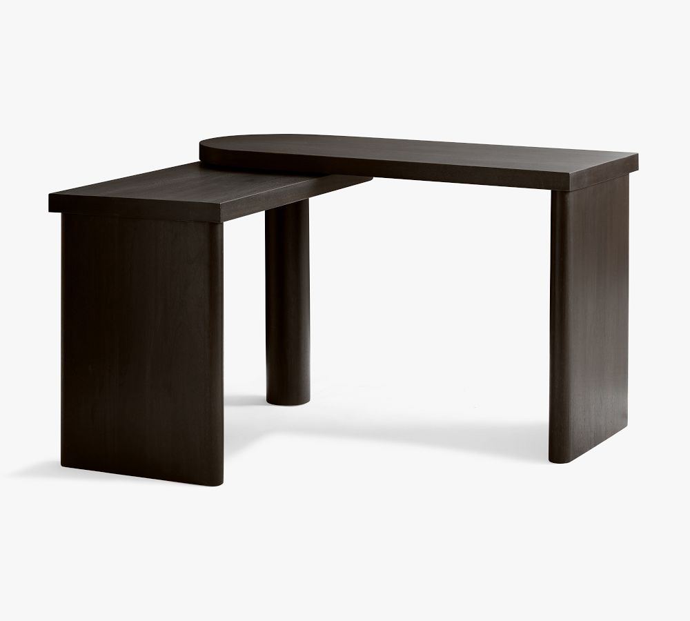 Cayman Rotating L-Shaped Desk | Pottery Barn