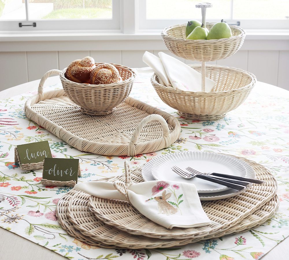 Handwoven Wicker Bowl | Pottery Barn