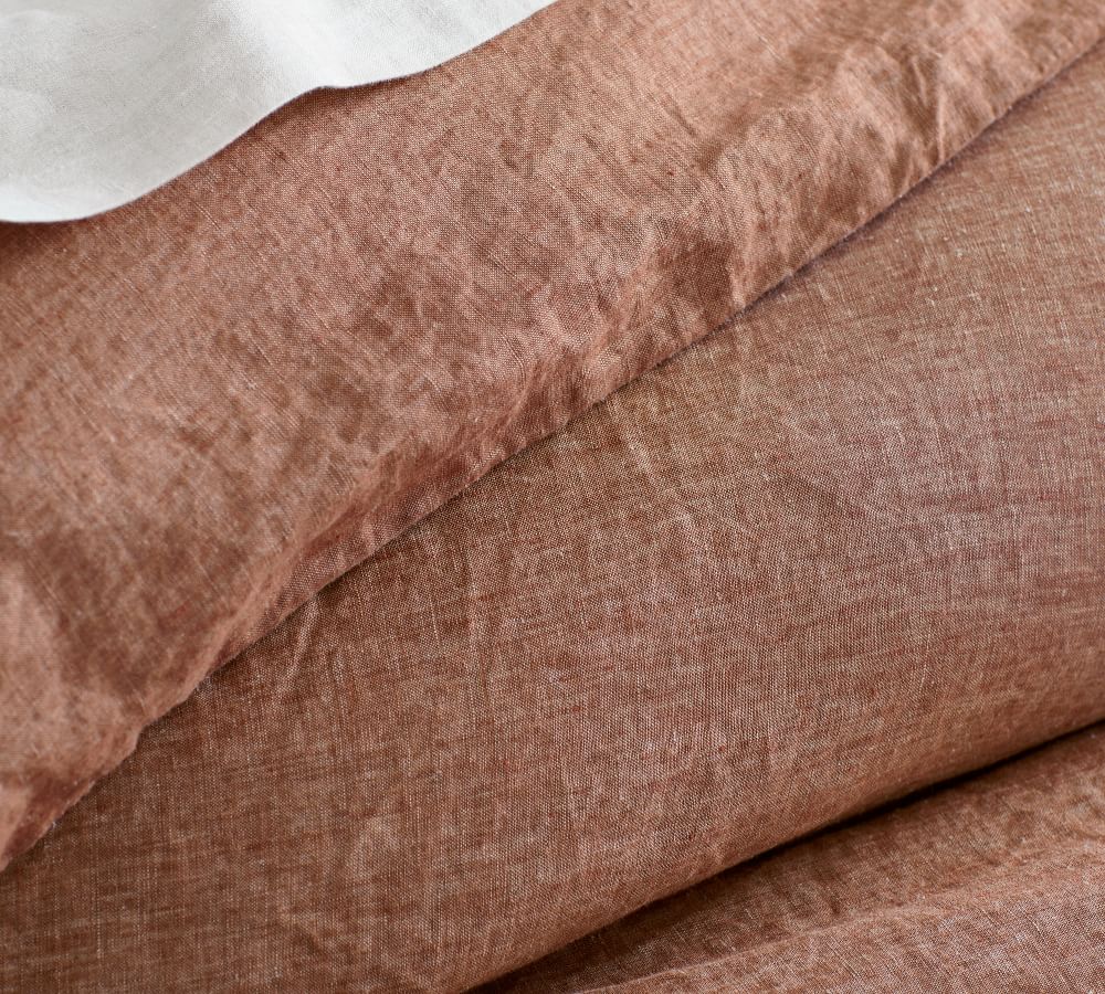 Belgian Flax Linen Duvet Cover | Pottery Barn