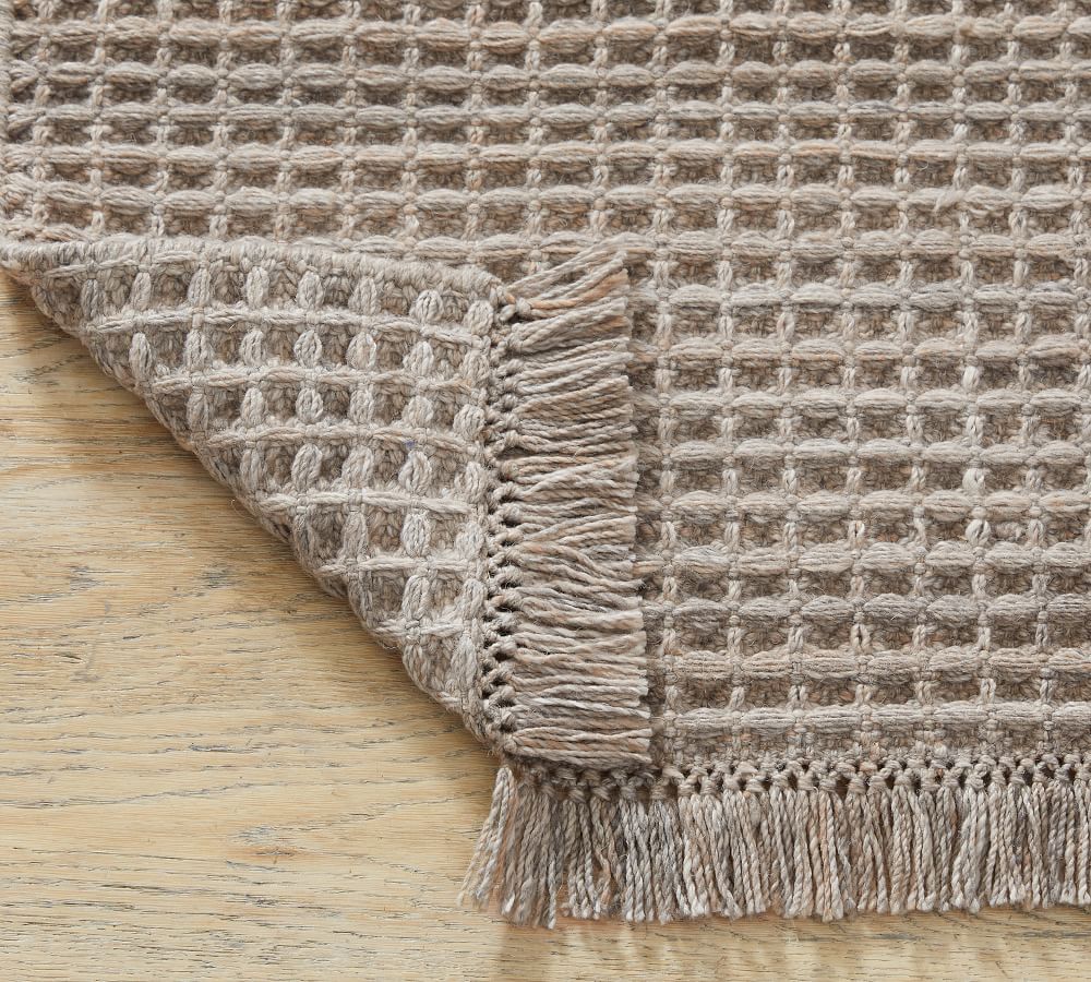 Cozy Waffle Eco-Friendly Performance Rug | Pottery Barn