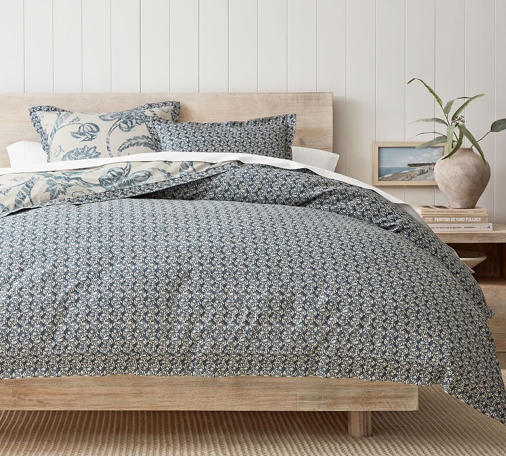 Flora Reversible Organic Cotton Sham | Pottery Barn