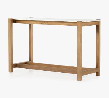 Andy Marble Bar Height Dining Table | Pottery Barn