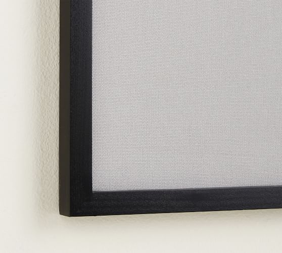 Wood Gallery Office Pinboard - Black | Pottery Barn
