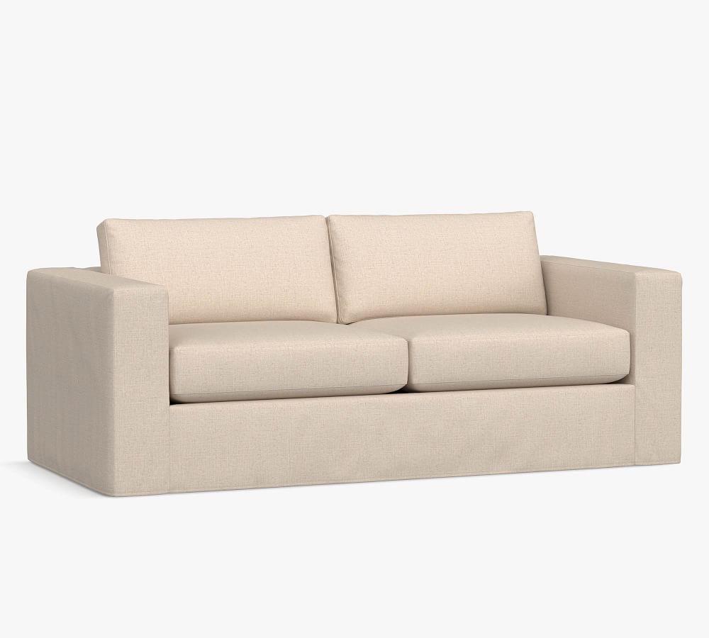 Carmel Square Wide Arm Furniture Replacement Slipcovers | Pottery Barn