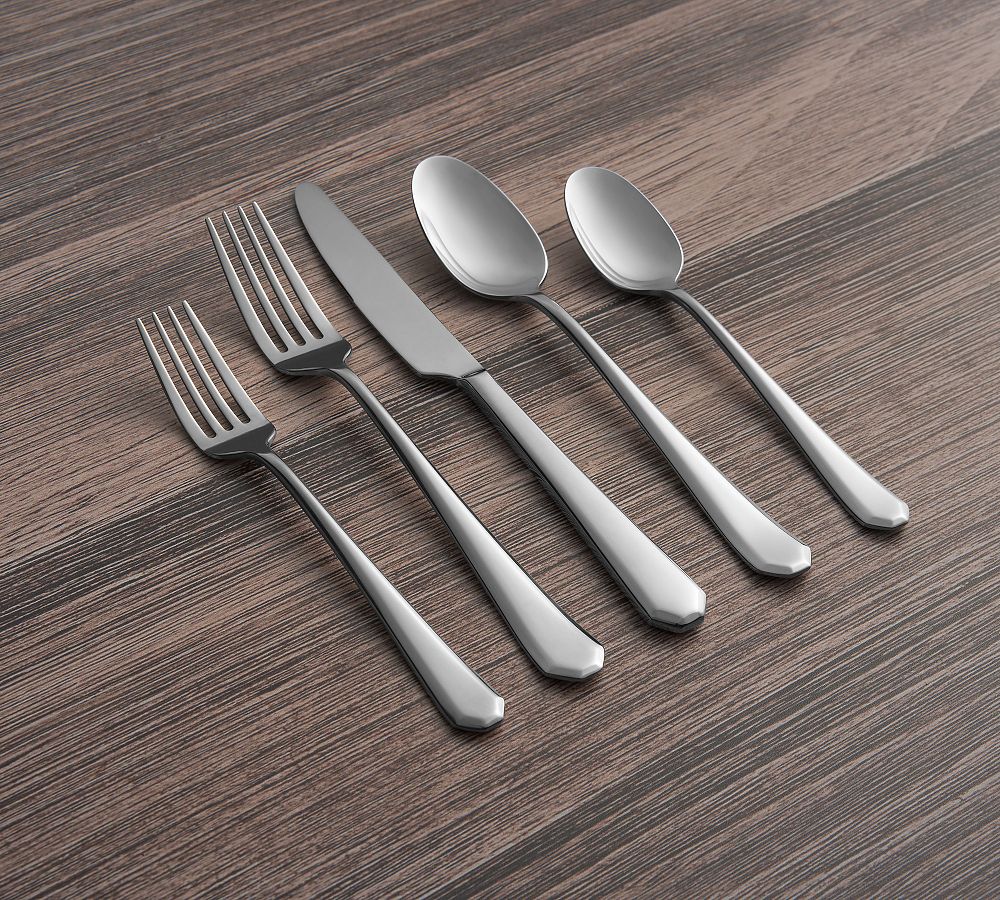 OPEN BOX: Geo 20-Piece Flatware | Pottery Barn
