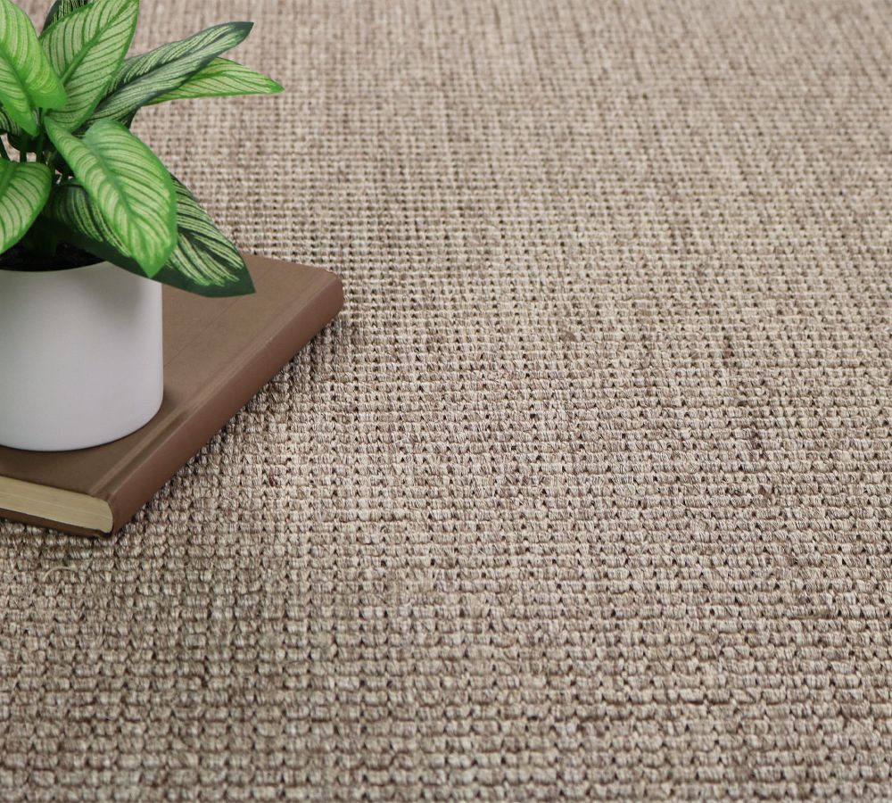 Custom Boucle Serged Sisal Rug | Pottery Barn